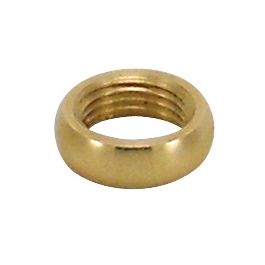 Brass 1/8 IPS - Beaded Lock Nut - Unfinished 20-0006-00
