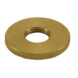 1" Brass 1/8 IPS - Knurled Lock Nut - Unfinished 20-0195-00