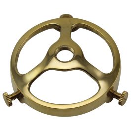 Cast Brass Glass Holders, for 2-1/4" Glass Lip 24-0702-00