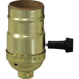 MB 3-Way Turn-Knob Socket (Leviton) 40-7426-01