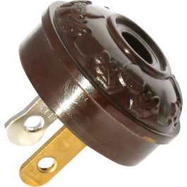 Acorn Early Electric Style Plug - Brown 49-0476-45