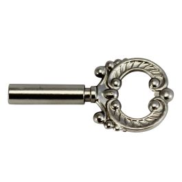 #4-36 Antique Key For Turn Knob Sockets - Satin Nickel 49-0500-23