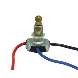 Leviton Premium 3-Way Rotary Switch - Brass Fixed Knob 55-7302-10