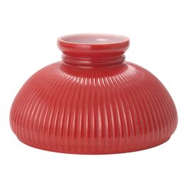 10" Student Shade - Red Ribbed G62252