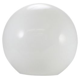 8" White Acrylic Ball Neckless 4" Opening P65500