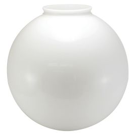 12" White Acrylic Ball 4" Fitter P65533